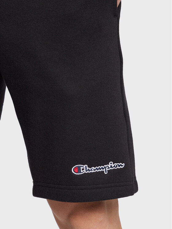 Champion Szorty sportowe Small Embroidery Script 218295 Czarny Regular ...
