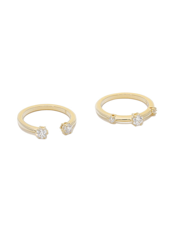 Swarovski 2er-Set Ringe Konstelli 5640965 Goldfarben | Modivo.de