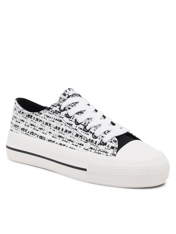 Guess Sneakers aus Stoff FL7EMM FAB12 Schwarz | Modivo.de
