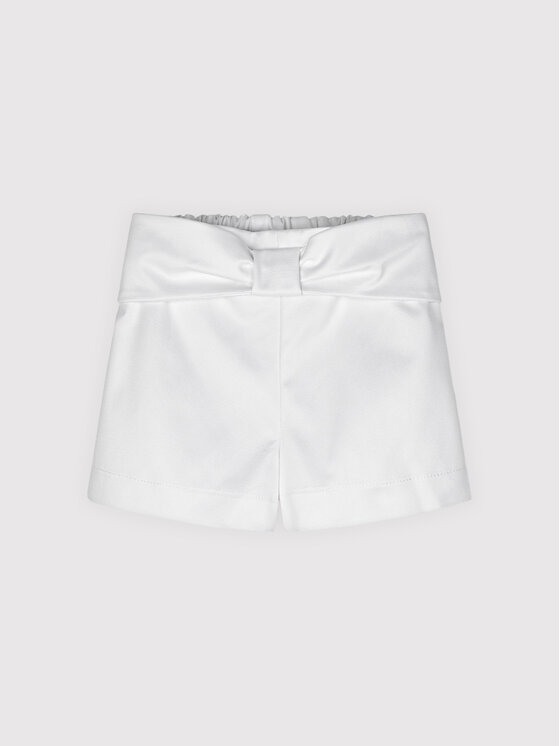 Mayoral Szorty materiałowe 3203 Biały Slim Fit | Modivo.pl