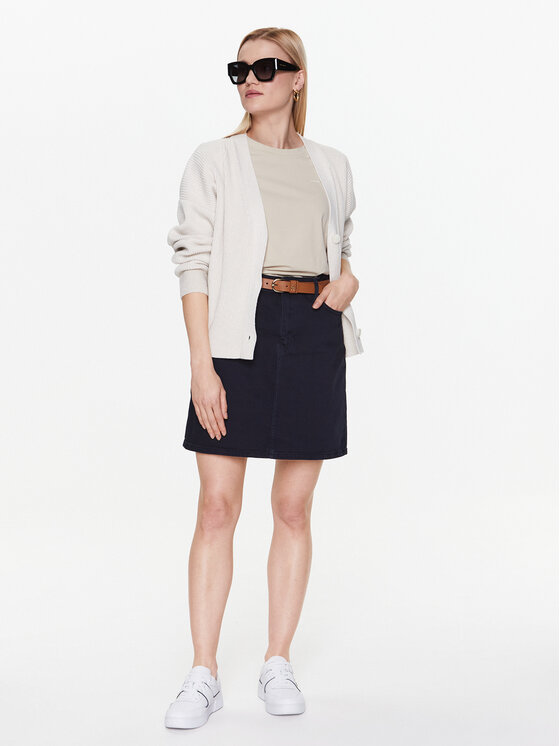 Tommy Hilfiger Spódnica jeansowa WW0WW38131 Granatowy Regular Fit ...