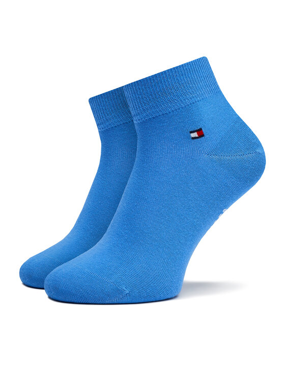 Tommy Hilfiger Комплект 2 чифта къси чорапи мъжки 342025001 Тъмносин ...