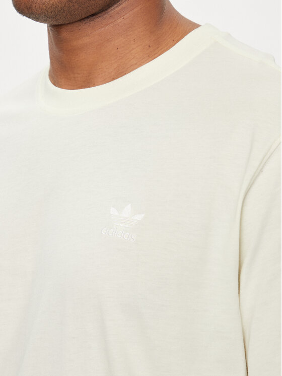 adidas T-Shirt Trefoil Essentials IR9694 Beige Regular Fit | Modivo.de