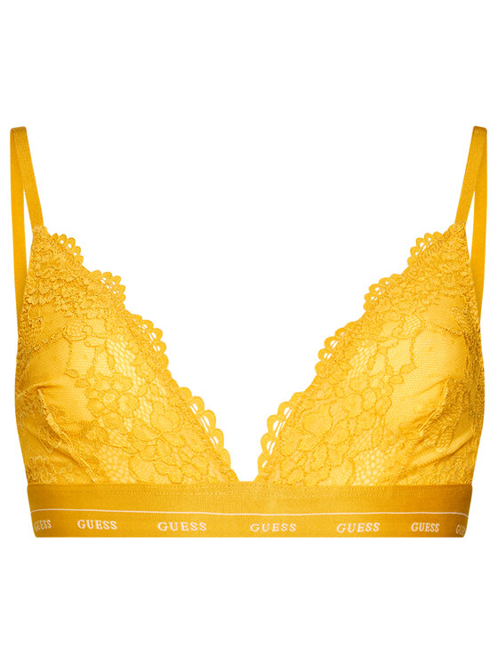 Guess Podprsenka Bralette Aria O0BC00 PZ01C Žlutá | Modivo.cz