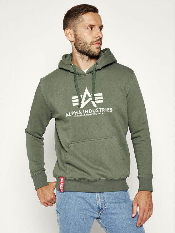 Alpha Industries Μπλούζα Basic 178312 Πράσινο Regular Fit | Modivo.gr