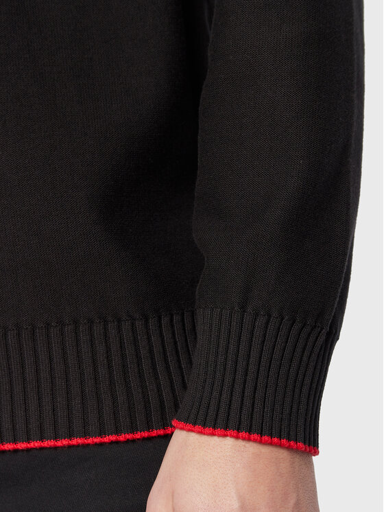 Hugo Pullover Smarlo 50474813 Schwarz Regular Fit | Modivo.de