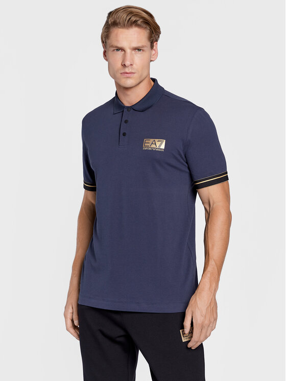 EA7 Emporio Armani Poloshirt 6LPF07 PJ5AZ 1554 Dunkelblau Regular Fit ...