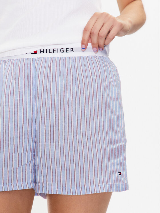 Tommy Hilfiger Pyžamo UW0UW04539 Bílá Regular Fit | Modivo.cz