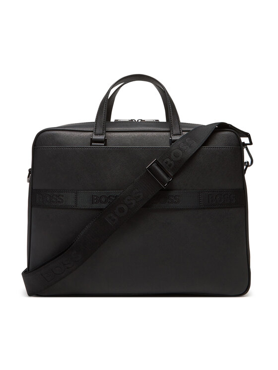 BOSS Torba na laptopa 50542235 Czarny | Modivo.pl