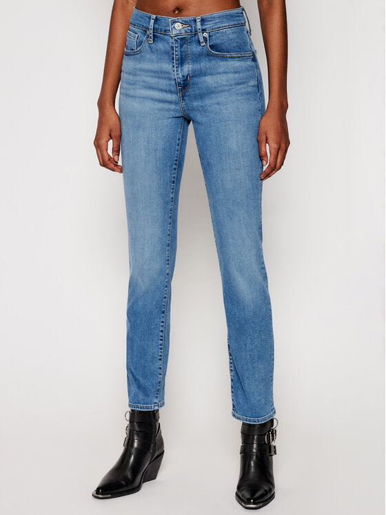 Levi's® Jeansy 724™ High-Waisted 18883-0124 Tmavomodrá Regular Fit ...