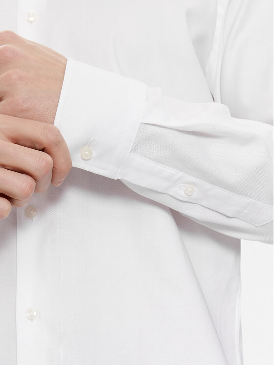 Boss Košile H-Joe-Kent-C3-214 50508772 Bílá Regular Fit | Modivo.cz