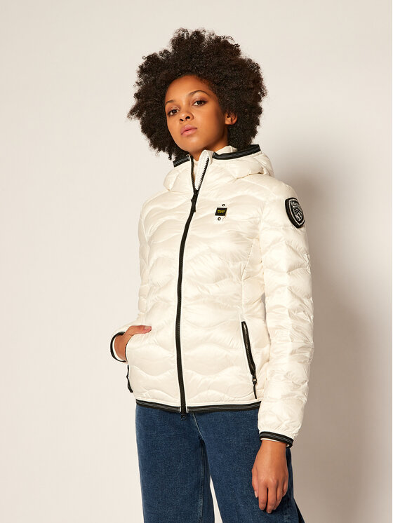 Blauer Giubbotto piumino Melissa Wave 20WBLDC03569 004938 Bianco Slim ...