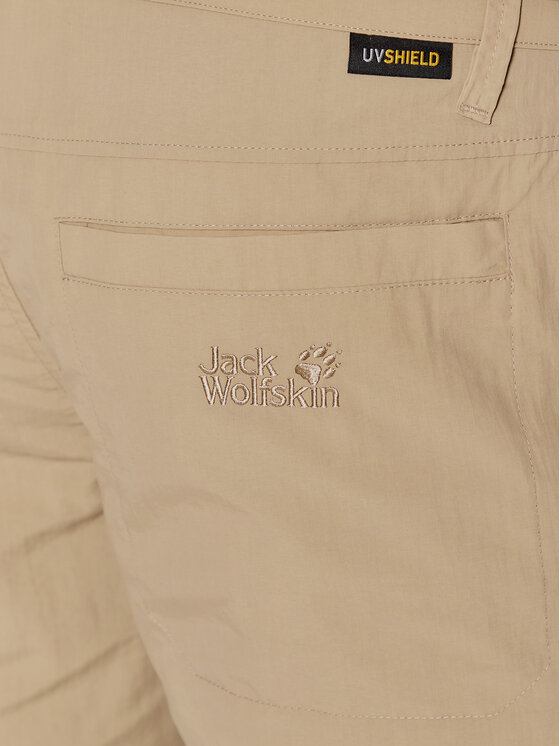 Jack Wolfskin Auduma šorti Desert Valley 1504741 Bēšs Regular Fit ...