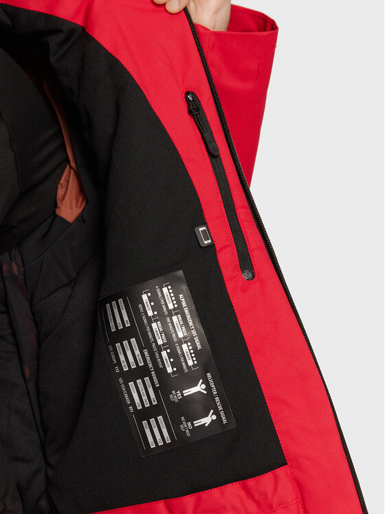 4F Slēpošanas jaka H4Z22-KUMN012 Sarkans Regular Fit | Modivo.lv