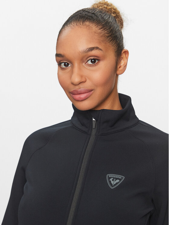 Rossignol Mikina W Classique Clim RLMWL05 Čierna Regular Fit | Modivo.sk