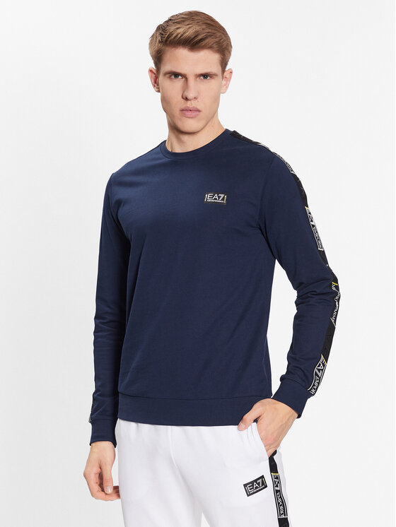 EA7 Emporio Armani Sweatshirt 3RPM08 PJ05Z 1554 Dunkelblau Regular Fit | Modivo.de
