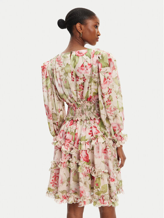 Babylon Sukienka koktajlowa S00874 Kolorowy Regular Fit | Modivo.pl