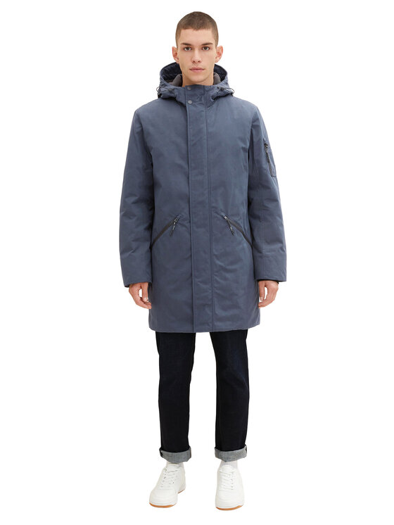 Tom Tailor Denim Parka 1032431 Granatowy Regular Fit Modivo Pl