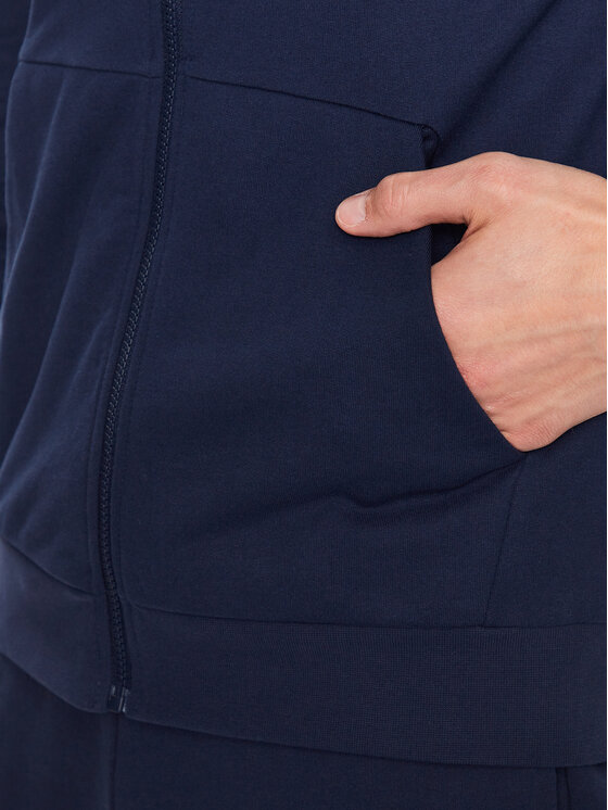 EA7 Emporio Armani Majica dugih rukava 3RPM53 PJ05Z 1554 Tamnoplava Regular Fit | Modivo.hr