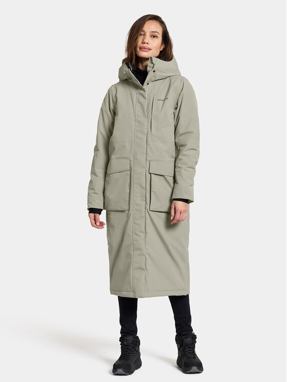 Didriksons Parka Leya 504846 Zaļš Relaxed Fit | Modivo.lv