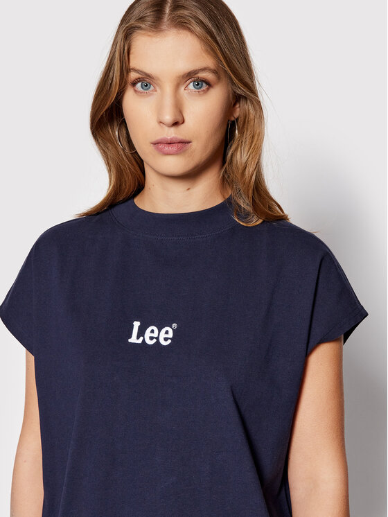 Lee Robe de jour L50QUW35 112145233 Bleu marine Oversize | Modivo.fr