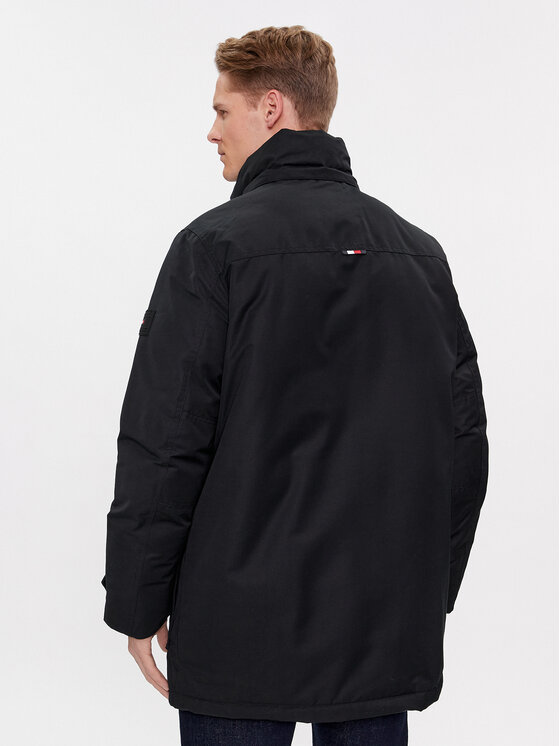 Tommy hilfiger black parka store