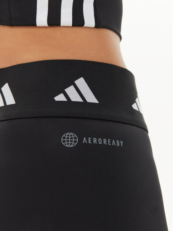 adidas Szorty sportowe Techfit HF6683 Czarny Slim Fit | Modivo.pl