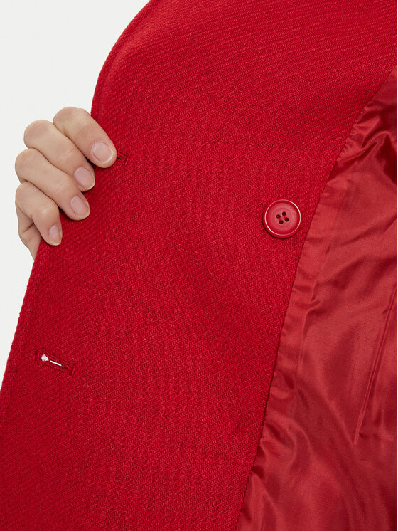 Morgan Palton de lână 242-GEVA Roșu Regular Fit | Modivo.ro