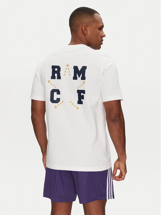 adidas T-Shirt Real Madrid VRCT JL6116 Biały Regular Fit | Modivo.pl