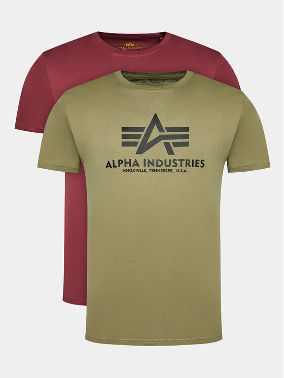 Alpha Industries T-kreklu komplekts Basic 106524 Daudzkrāsains Regular ...