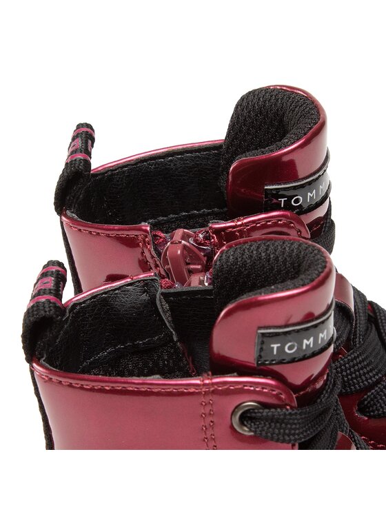 Tommy Hilfiger Trapery Lace-Up Bootie T1A5-32373-1483 M Bordowy | Modivo.pl