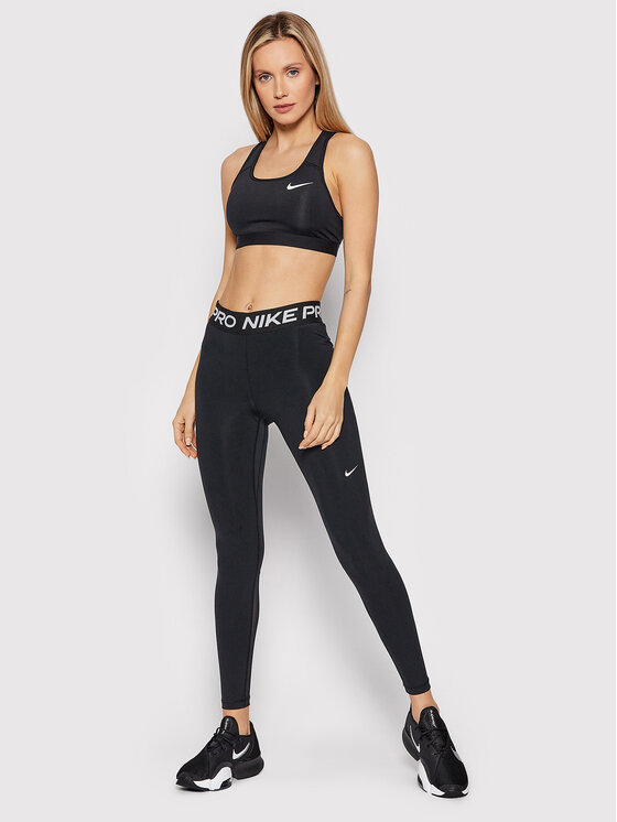 Nike Biustonosz sportowy Dri-Fit Swoosh BV3900 Czarny | Modivo.pl