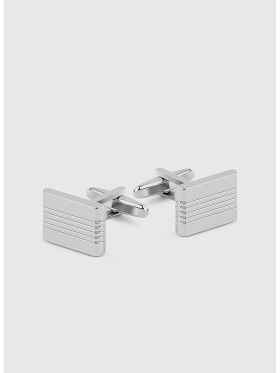 Pako Lorente Spinki do mankietów P22WF-IX-024 Srebrny | Modivo.pl