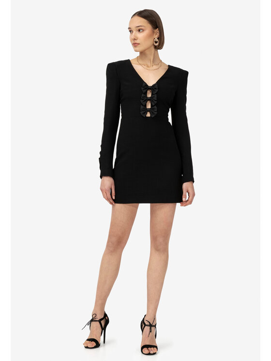 sax35th Sukienka elegancka ANGELINA Czarny A-Line Fit | Modivo.pl