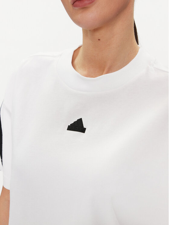 adidas Футболка Future Icons 3-Stripes IV5270 Білий Relaxed Fit | Modivo.ua