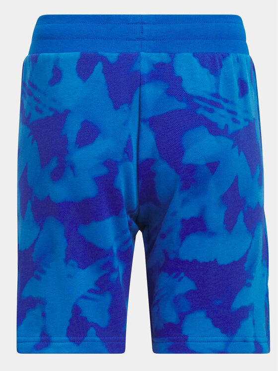 adidas Športne kratke hlače Summer Allover Print IT7308 Modra Regular ...