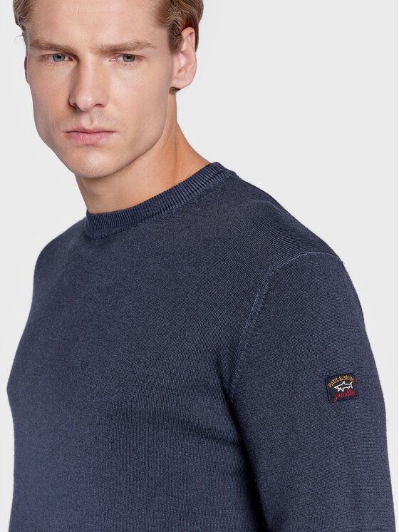 Paul&Shark Pull 11311001 Bleu marine Regular Fit | Modivo.fr