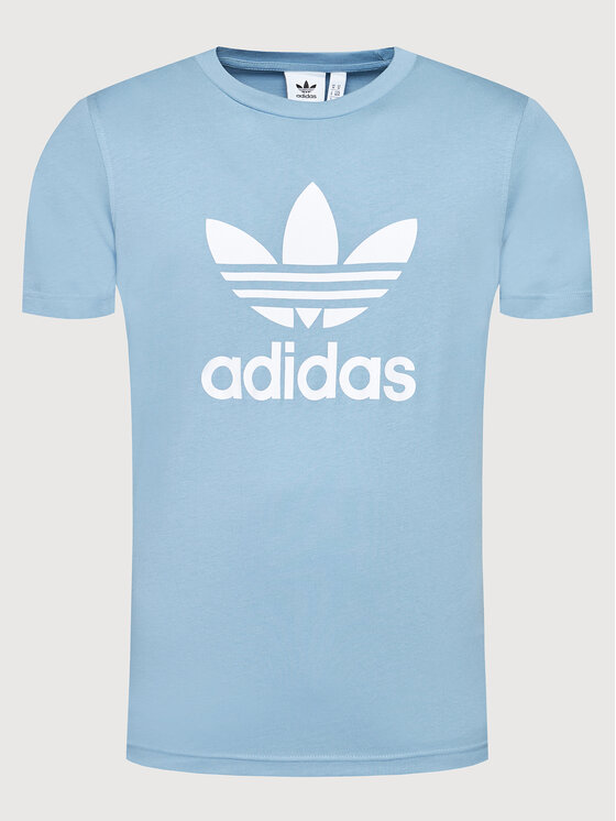 Adidas T Shirt Adicolor Classics Trefoil H06638 Niebieski Regular Fit