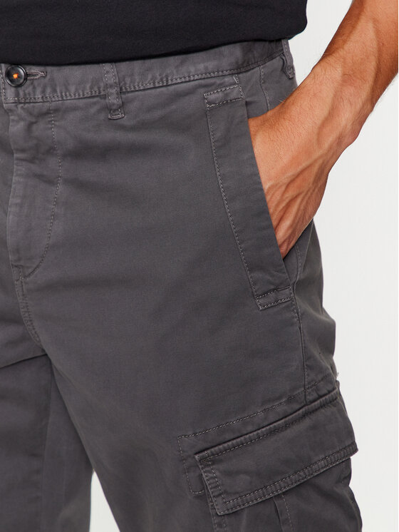 Boss Auduma bikses 50494347 Pelēks Regular Fit | Modivo.lv