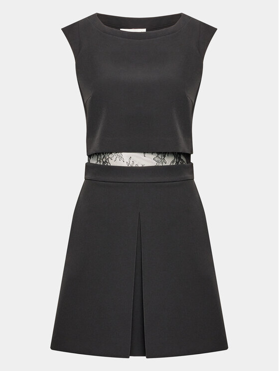 Ermanno Firenze Sukienka codzienna D42EQ029E49 Czarny Regular Fit ...