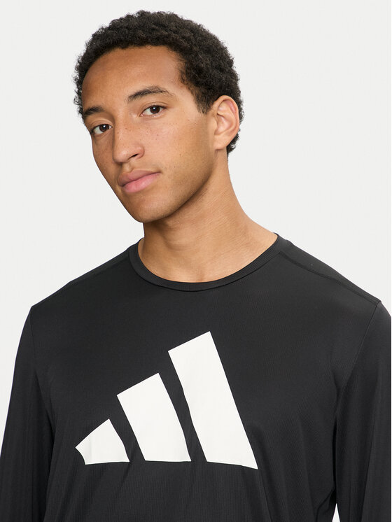 adidas Koszulka techniczna Run It IL7231 Czarny Regular Fit | Modivo.pl