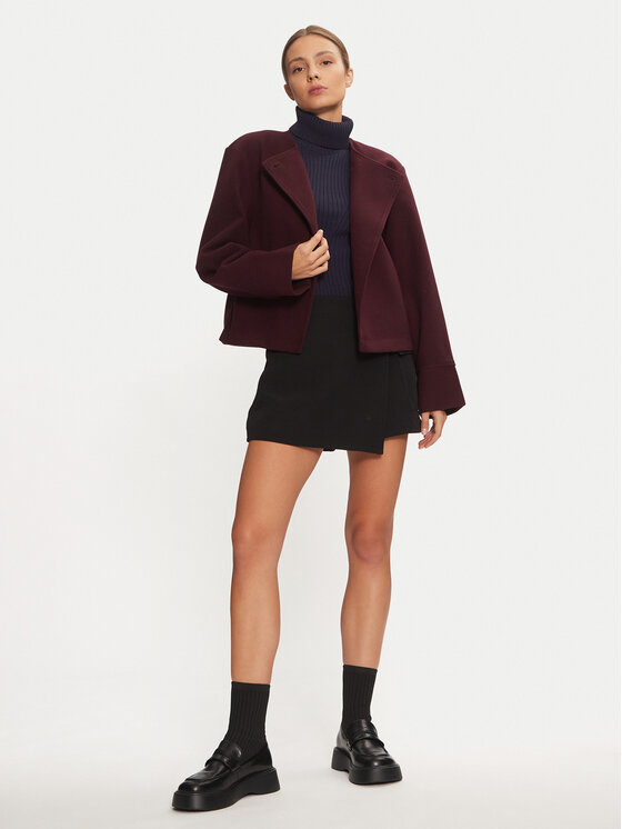 Gina Tricot Sacou 22836 Vișiniu Loose Fit | Modivo.ro