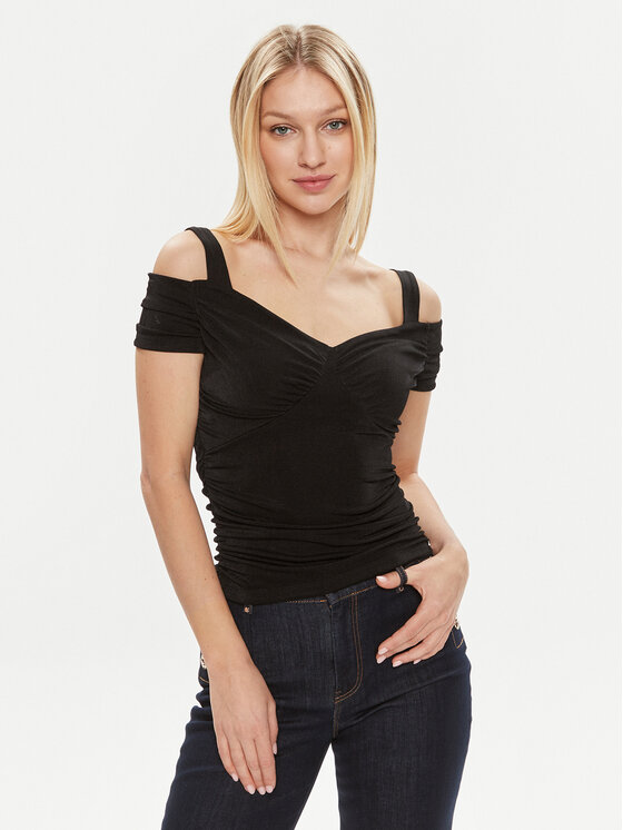 Guess Halenka Emily W4GP17 KBEM0 Černá Slim Fit | Modivo.cz