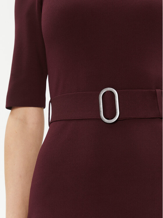Ted Baker Sukienka dzianinowa Samalee 271307 Bordowy Regular Fit ...