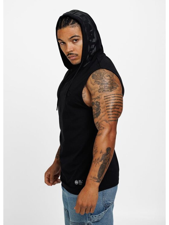 PITBULL Tank top Tank top z kapturem Spandex Hilltop XS Czarny Regular ...