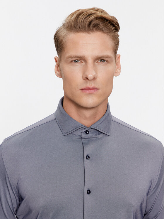 Boss Koszula P-Hank-Spread-C1-222 50503533 Niebieski Slim Fit | Modivo.pl