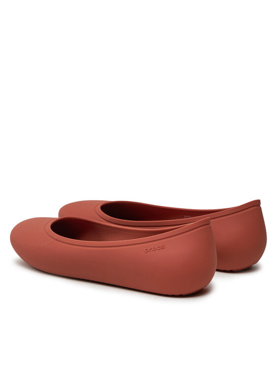 Crocs Baleriny Brooklyn Flat W 209384 Czerwony | Modivo.pl