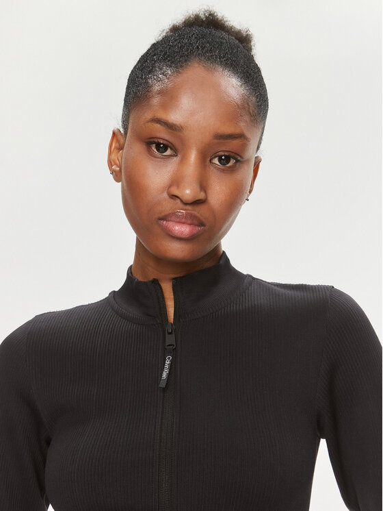 Calvin Klein Performance Μπλούζα 00GWS4J406 Μαύρο Slim Fit | Modivo.gr