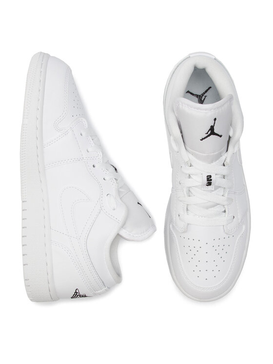 Nike Sneakersy Air Jordan 1 Low (GS) 553560 101 Bílá | Modivo.cz