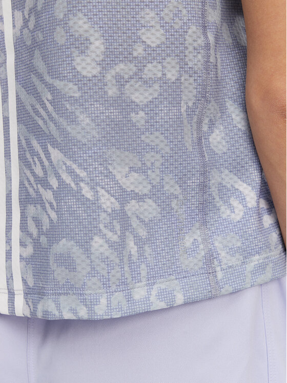 adidas Koszulka techniczna Own the Run 3-Stripes JD7763 Niebieski ...